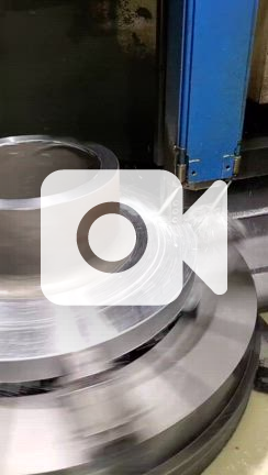 FCD450の鋳物を縦旋盤でターニング加工してます | 【立旋盤で大物や大径加工やってます】株式会社山八のブログ